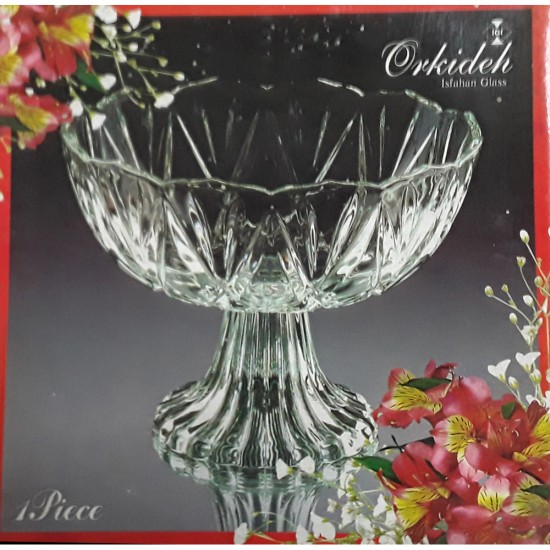 ORKIDHAH FOOTED GLASS BOWL
